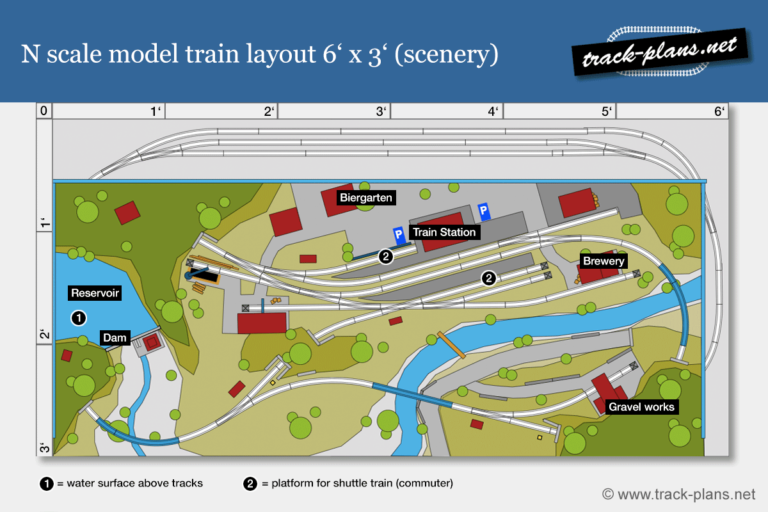 Stunning N scale model train layout!