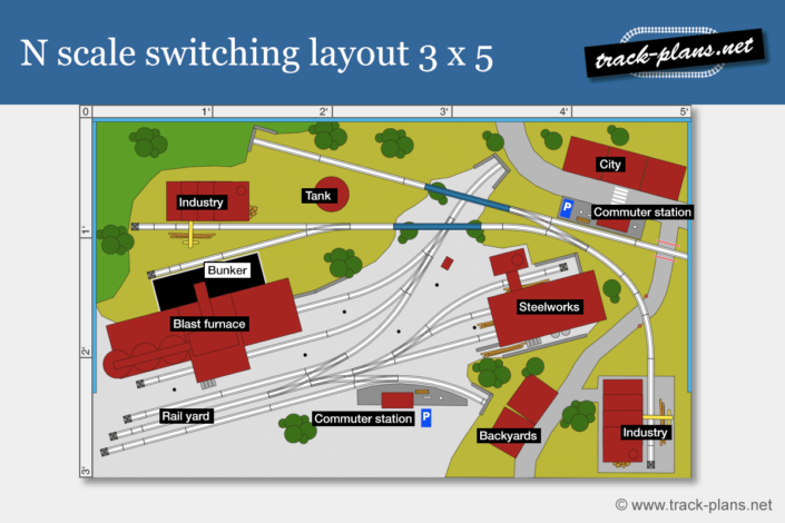 Awesome N scale switching layout!